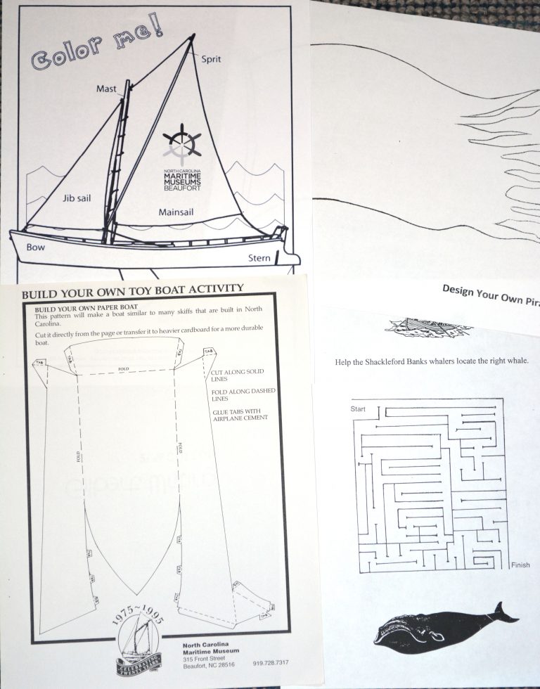 Kids activities - NC Maritime Museum : BEAUFORT